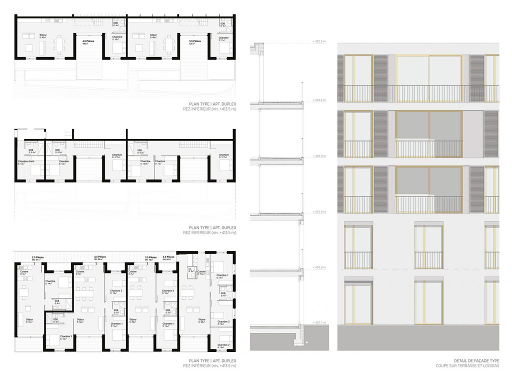Concours logements subventionnés | Nyon – Agile Atelier d'Architecture SA